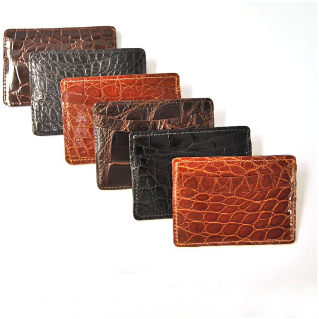 Slotted Card Case – Bayou Land Leather